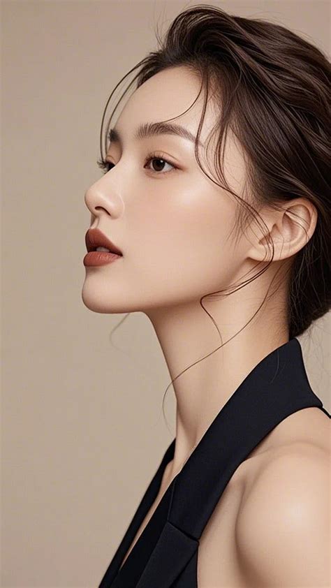 鼻子高挺 侧面 大气 模特 纯背景 1 花瓣网