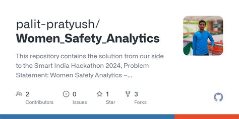 GitHub Palit Pratyush Women Safety Analytics This Repository Contains The Solution From Our