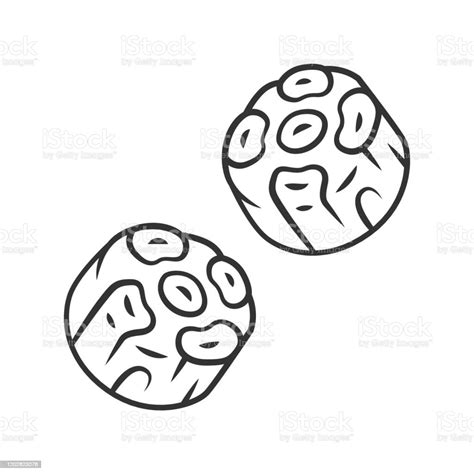 소꼬리 선형 아이콘입니다 정육점 고기 스페인 요리 도살사업 육류 생산 및 판매 가는 선 그림입니다 등고선 기호입니다 벡터 절연 윤곽선 도면 편집 가능한 스트로크 스페인