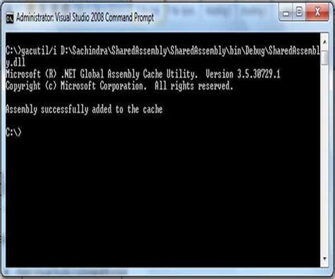 how to register assembly in gac mindstick