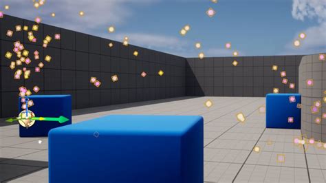 Unreal Engine の Niagara の Gpu レイトレーシング コリジョン Unreal Engine 54