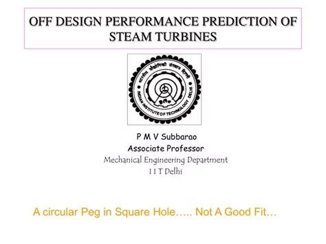 Ppt Off Design Performance Prediction Of Steam Turbines Powerpoint Presentation Id1222725