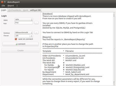 Appdbreport Gambas Documentation