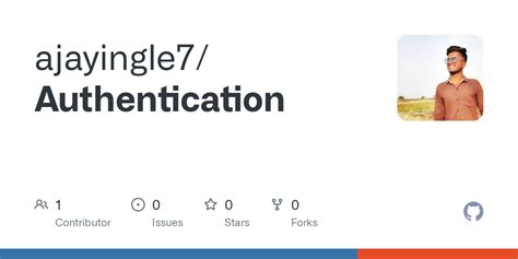 GitHub Ajayingle7 Authentication