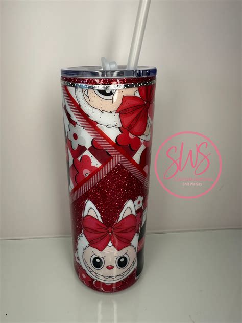 24 Oz Tumbler With Lbb And Famous Red Drink With White Swoosh