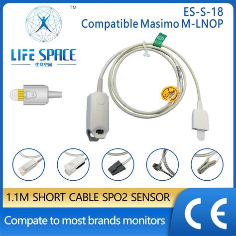 Spo2 Oxygen Sensor Cable Ear Sensor Probe For Clip Blood Oxygen Sensor Accessories Compatible