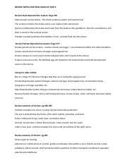 Review Topics For Final Exam Of PSW Docx REVIEW TOPICS FOR FINAL EXAM OF PSW 3 Review Male