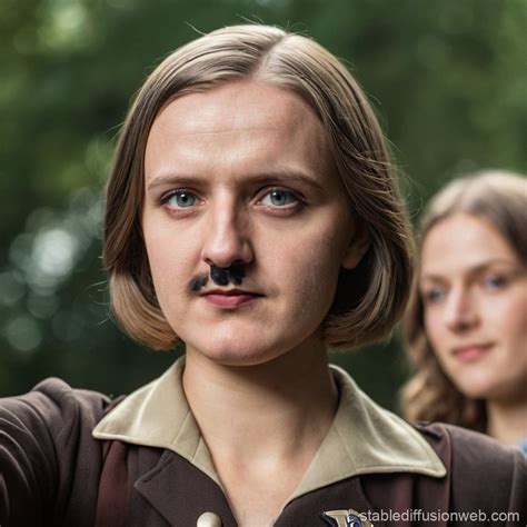 Hitler And Bormann Selfie Stable Diffusion Online