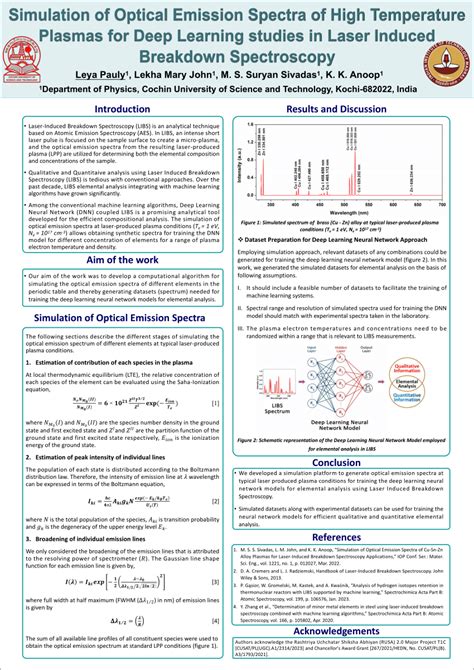 Pdf Simulation Of Optical Emission Spectra Of High Temperature