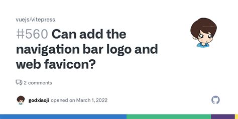 Can Add The Navigation Bar Logo And Web Favicon · Issue 560 · Vuejs
