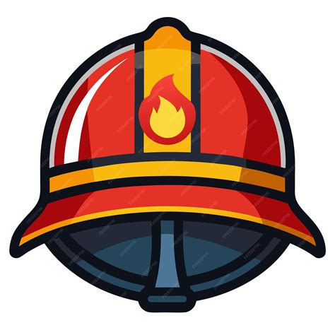 Firefighter Helmet Vector Premium Ai Generated Vector