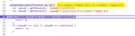 difference between firefox and chrome when trying to sortby nonexistingkey · issue 243