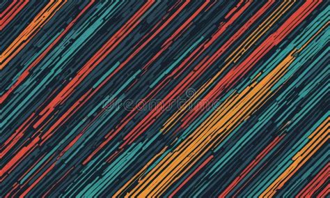Vibrant Abstract Pattern Diagonal Stripes In Various Colors Including