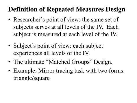 PPT Matched Group Natural Group Repeated Measures PowerPoint Presentation ID 3064873