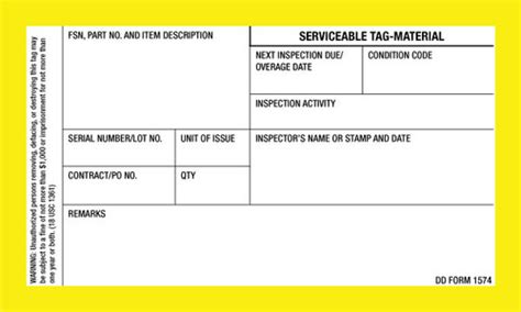 Military Condition Tags 3x5 Creative Safety Supply