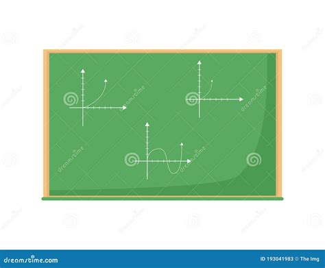 Chalkboard With Calculations Flat Color Vector Object Stock Vector Illustration Of Equation