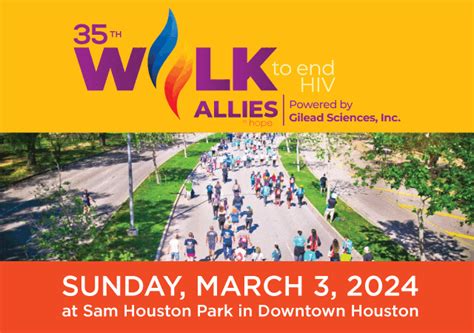 Houstonians Hit The Streets For The 35th Annual Walk To End Hiv