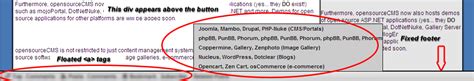 Jquery Absolutely Positioned Element Inside Fixed Positioned Element