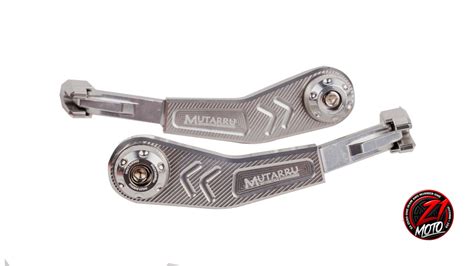 Mutarru Lever Guard Silver Zero One Moto Shop
