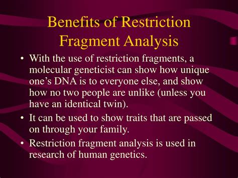 Ppt Restriction Fragment Analysis Powerpoint Presentation Free Download Id1760083