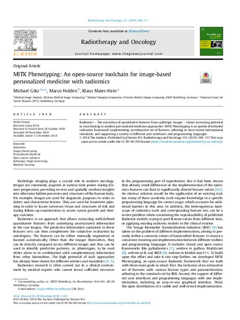 pdf mitk phenotyping an open source toolchain for image based