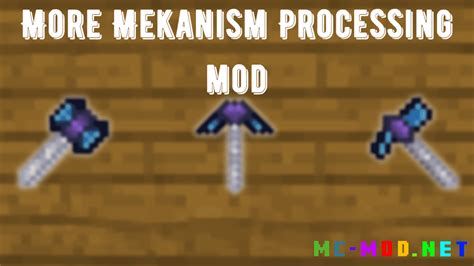 More Mekanism Processing Mod 1 19 2 1 18 2 Mc Mod