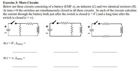 Solved Exercise More Circuits Below Are Three Circuits Chegg Com