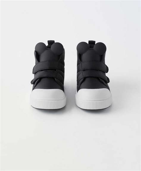 Кеди Zara Mickey Mouse зара кеди міккі хайтопи кросівки зара снікерси 765 грн Дитяче взуття