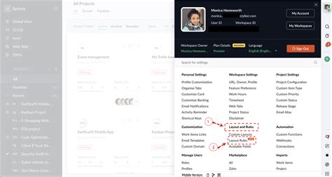 Layout Rules Layouts And Rules Zoho Sprints Help