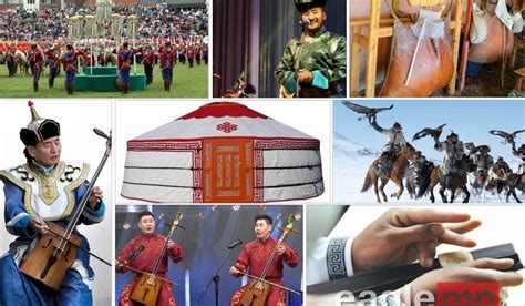 ЮНЕСКО гийн Хүн төрөлхтний төлөөллийн жагсаалтад бүртгэгдсэн Монголын өвүүд