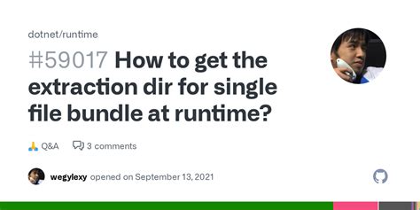How To Get The Extraction Dir For Single File Bundle At Runtime · Dotnet Runtime · Discussion