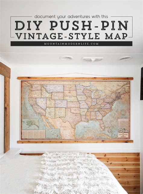 Awesome Map DIYs For Keen Travelers Shelterness Awesome Map DIYs For Keen Travelers Shelterness