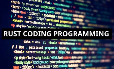 Setup Rust Programming Coding Language Coding Rust Coaching By Annabelle Fiverr