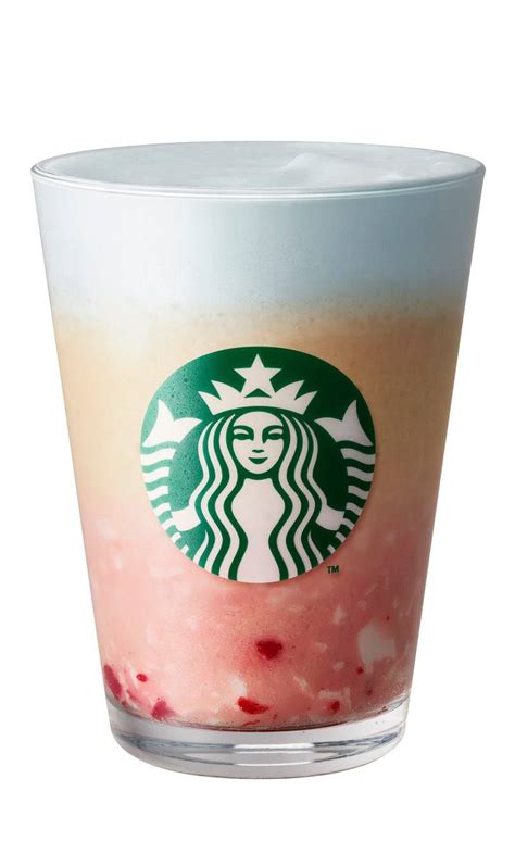 スタバ初の新作「春空 ミルクコーヒー フラペチーノ®」が登場。ミルクコーヒーがストロベリー風味に味変する新体験 Macaroni