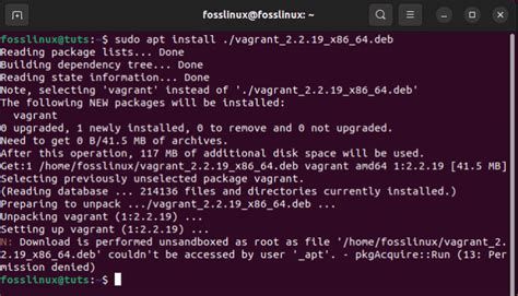 how to install vagrant on ubuntu 22 04 foss linux