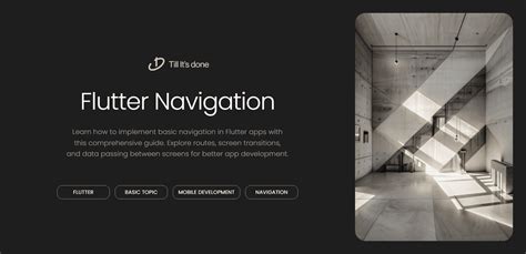 Basic Navigation In Flutter A Beginners Guide