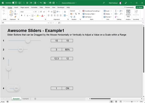 Awesome Sliders By Mark Kubiszyn