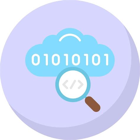 Cloud Coding Flat Bubble Icon 44047655 Vector Art At Vecteezy