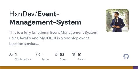 GitHub HxnDev Event Management System This Is A Fully Functional Event Management System