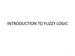 Fuzzy Logic Notes AI CSE 8th Sem PPT