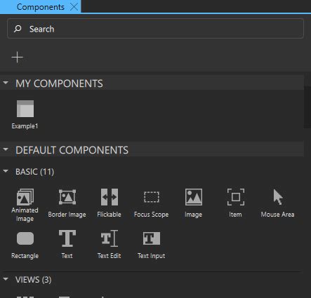 Using Components Qt Design Studio Documentation