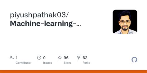 Github Piyushpathak Machine Learning Algorithm Pdf
