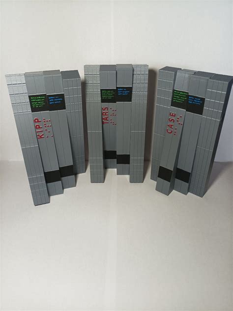 Tars Case And Kipp Interstellar Trio Handmade Collecting 3d Printed 3d Print Etsy