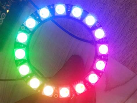 Как подключить Neopixel Ring Ws2812 к Arduino фото видео примеры кода Блог Амперкот ру