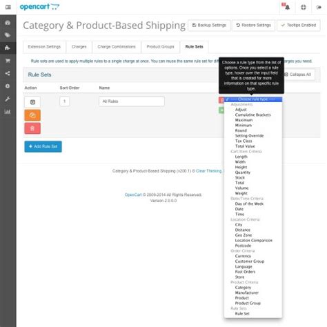 OpenCart Category Product Based Shipping OpenCart Category Product Based Shipping