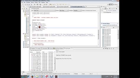Create Table Sql Youtube
