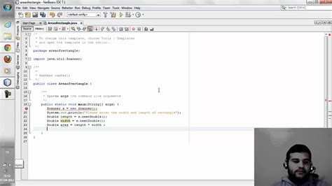 Java Programming Language Lesson 13 Calculating Area Of Rectangle