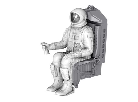 Apollo 13 Astronaut 3d Model