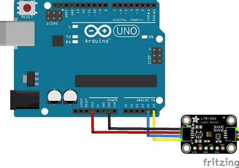 Ltr Ambient Light Sensor And Arduino Example