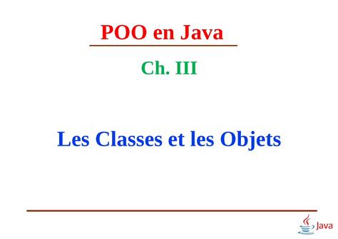 Pdf Chap 03 Poo En Java Partie1 Dokumentips
